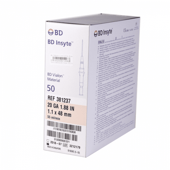 Aghi Cannula BD INSYTE 20 GA 1.1mm - PiercingMed