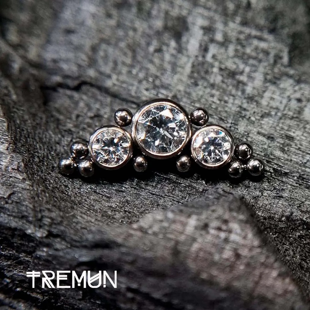 cz crown - PiercingMed