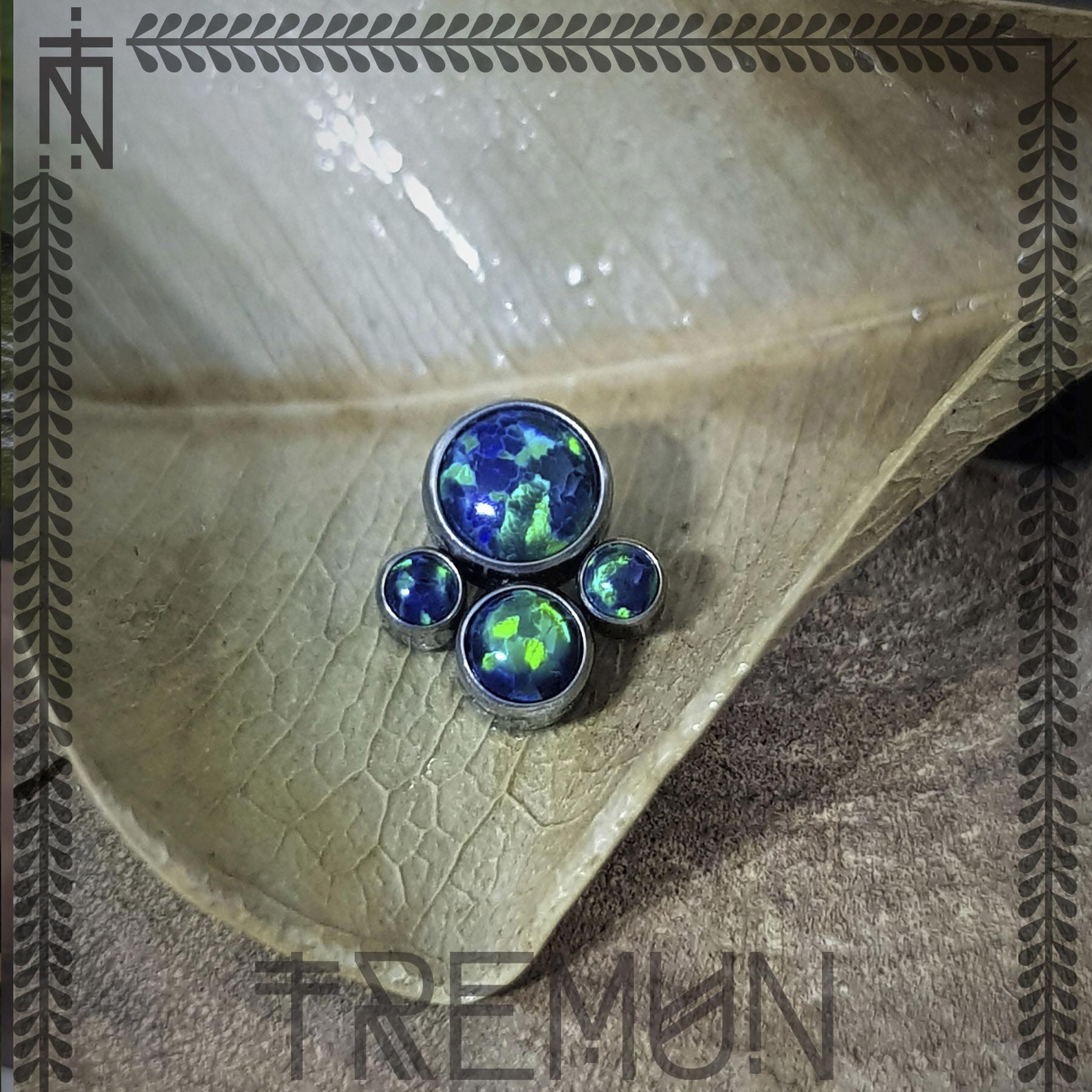 Prong Set 3 Trinity Top Opal – PiercingMed