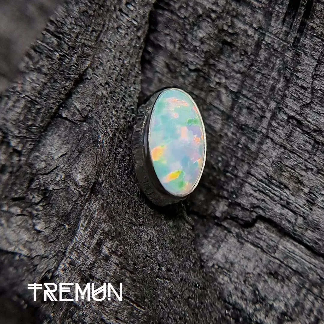 Oval Cab Opal Cabochon - PiercingMed