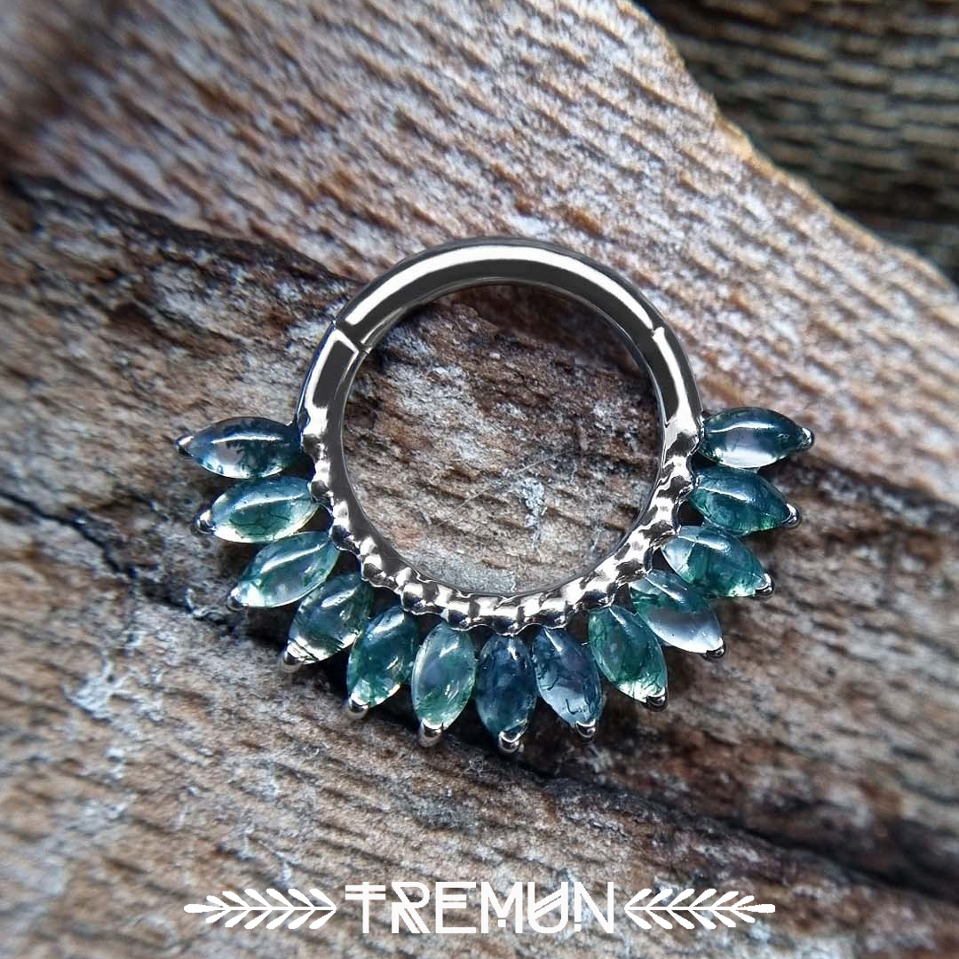 Maria Moss Agate - PiercingMed