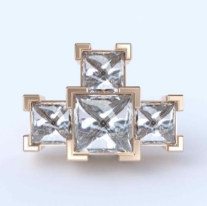 Daisy V1 - 18k gold threadless end - PiercingMed